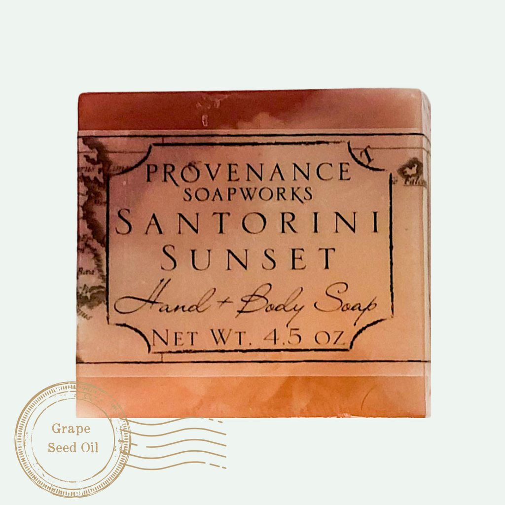 Santorini Sunset Soap – Provenance Soapworks